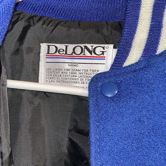 Delong | Jackets & Coats | Vintage Delong Varsity Jacket | Poshmark